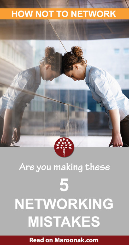 Are You Making these 5 Networking Mistakes? | Career Blog | Maroon Oak