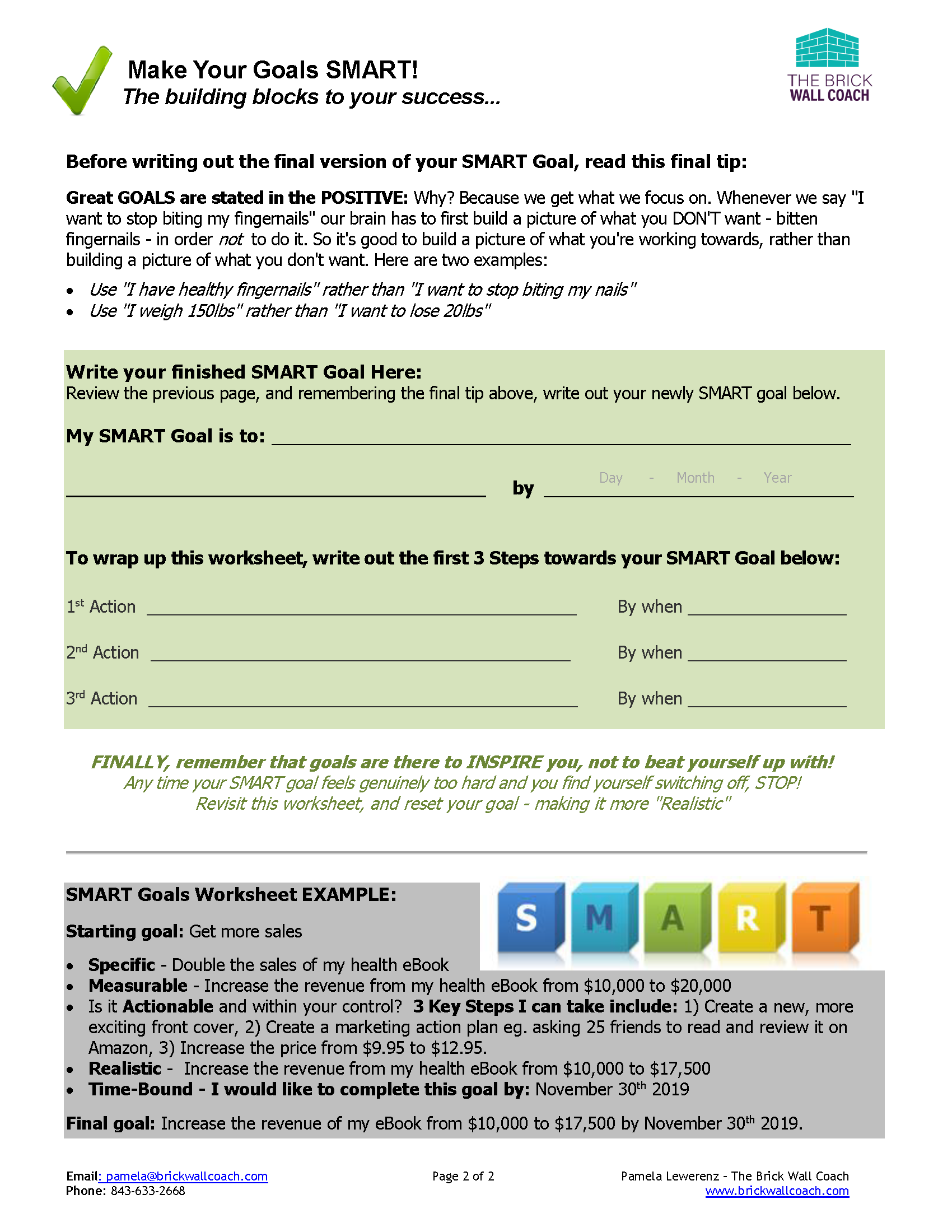 Make Your Goals SMART | Maroon Oak