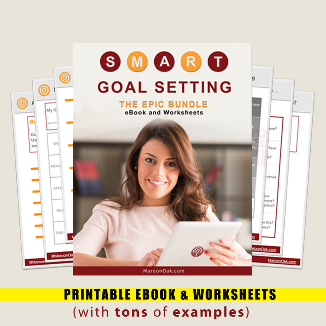 Ultimate SMART Goals Handbook - the Epic Bundle | Maroon Oak