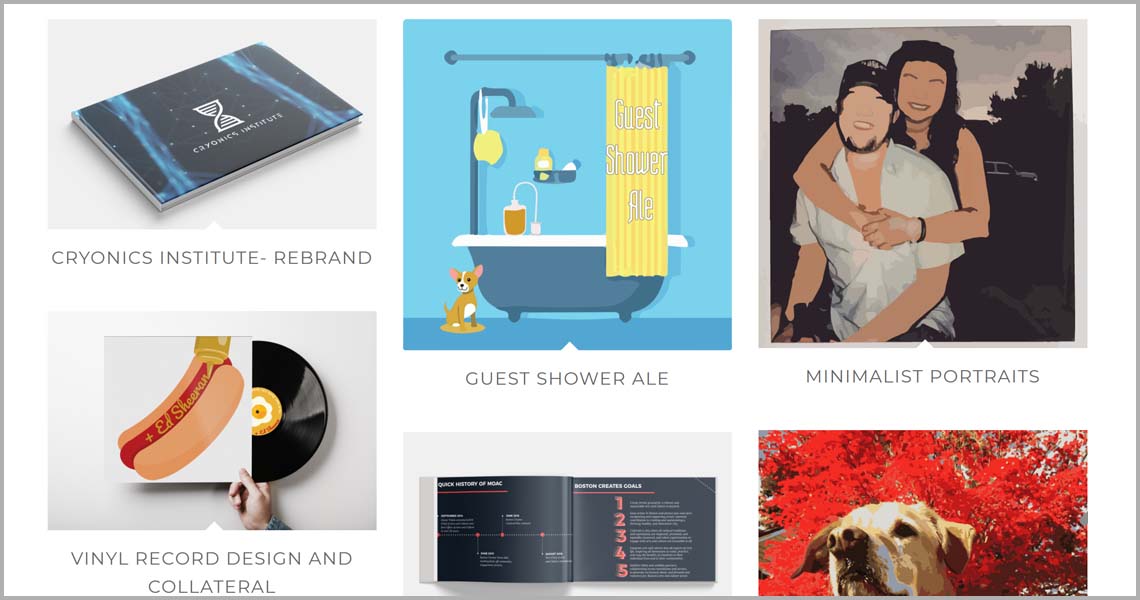 18 top examples of graphic design portfolios | Business Blog on Maroon Oak